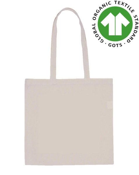 Organic Flat Plain Cotton Library Bag | Organic Cotton Tote Bag Printed ...